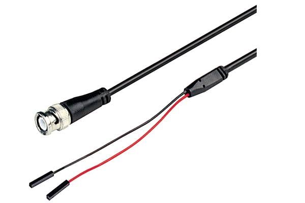 SKS Hirschmann BNC AL 0,64 BNC merni kabl 1.20 m crna