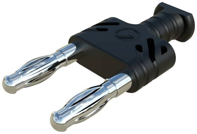 SKS Hirschmann KST ws 14/4 kratkospojni mostic crna Pin-fi: 4 mm