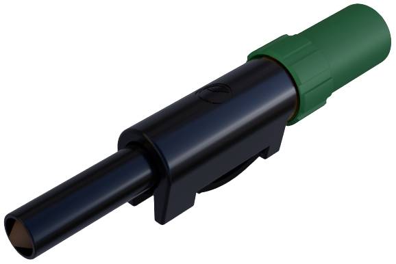SKS Hirschmann SLS 20 B laboratorijski muski konektor ravni muski konektor Pin-fi: 4 mm zelena