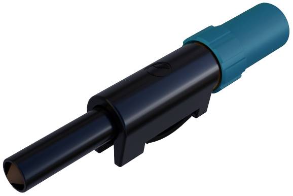 SKS Hirschmann SLS 20 B laboratorijski muski konektor ravni muski konektor Pin-fi: 4 mm plava boja