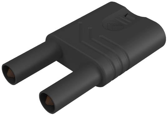 SKS Hirschmann KST S WS sw sigurnosni kratkospojni utikac crna Pin-fi: 4 mm