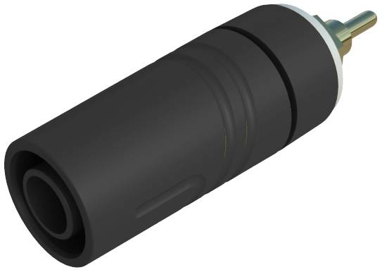 SKS Hirschmann SAB 2630 S1,9 Au sigurnosni laboratorijski zenski konektor zenski konektor, vertikalna ugradnja Pin-fi: 4 mm crna