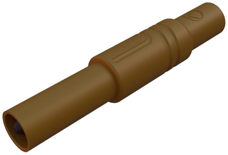 SKS Hirschmann LAS S G sigurnosni lamelarni muski konektor ravni muski konektor Pin-fi: 4 mm smedja boja