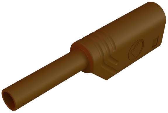 SKS Hirschmann MST S WS 30 Au laboratorijski muski konektor ravni muski konektor Pin-fi: 2 mm smedja boja