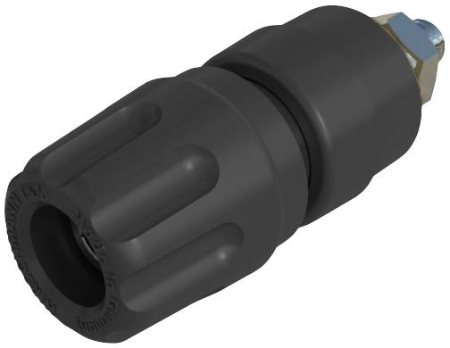 SKS Hirschmann PKI 10 A stezaljka s polovima crna 35 A