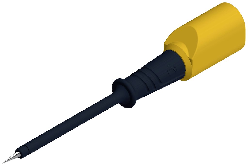 SKS Hirschmann PRUEF 2 S sw ispitni vrh 4 mm prikljucak crna