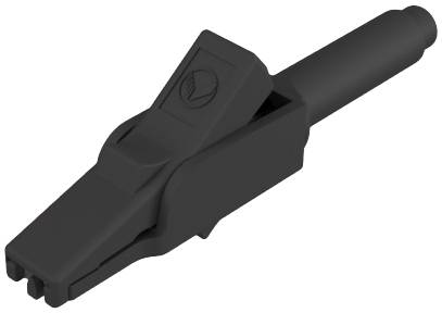 SKS Hirschmann MA 260 SH sw sigurnosna krokodilska stezaljka uticni prikljucak 4 mm CAT II 300 V crna