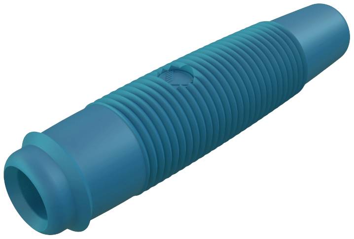 SKS Hirschmann KUN 30 Au laboratorijski zenski konektor zenski konektor, ravni Pin-fi: 4 mm plava boja