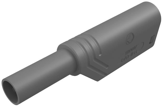 SKS Hirschmann LAS S G sigurnosni lamelarni muski konektor ravni muski konektor Pin-fi: 4 mm siva