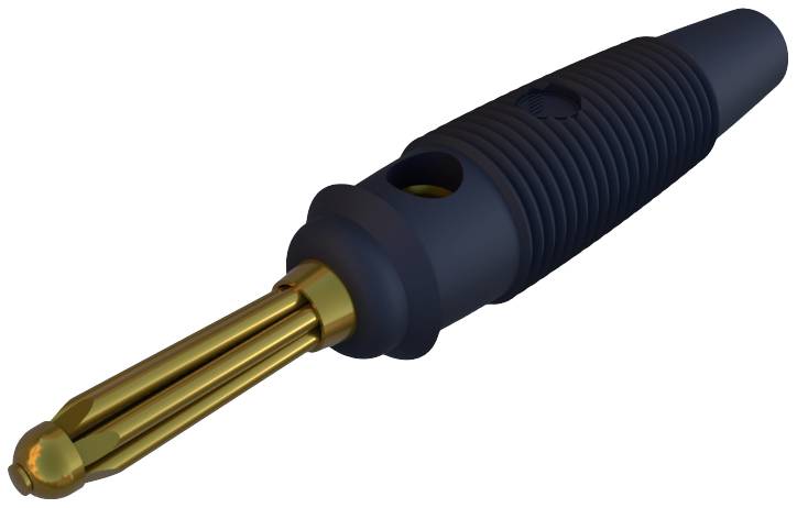 SKS Hirschmann BUELA 30 K AU olovkasti utikac ravni muski konektor Pin-fi: 4 mm crna