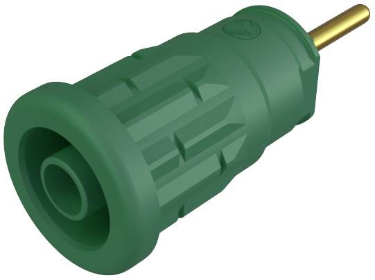 SKS Hirschmann SEP 2630 S1,9 sigurnosni laboratorijski zenski konektor zenski konektor, vertikalna ugradnja Pin-fi: 4 mm zelena