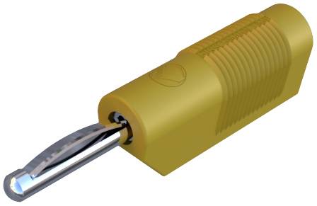 SKS Hirschmann VSB 20 banana utikac ravni muski konektor Pin-fi: 4 mm zuta