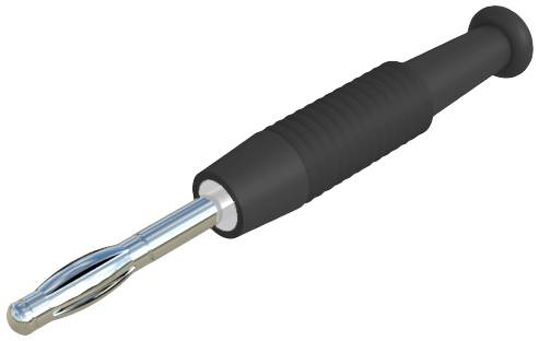SKS Hirschmann MSTF 2 sw lamelarni utikac ravni muski konektor Pin-fi: 2 mm crna