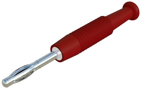 SKS Hirschmann MSTF 2 rt lamelarni utikac ravni muski konektor Pin-fi: 2 mm crvena