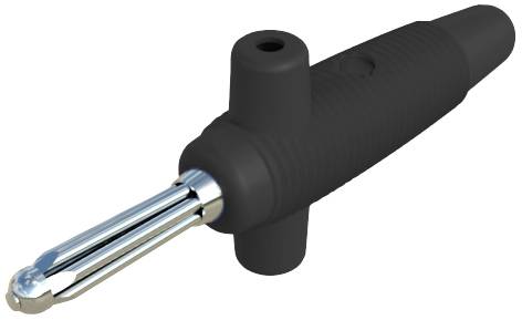 SKS Hirschmann Buela 300 K olovkasti utikac ravni muski konektor Pin-fi: 4 mm crna