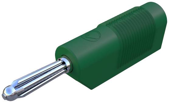 SKS Hirschmann BSB 20 K olovkasti utikac ravni muski konektor Pin-fi: 4 mm zelena