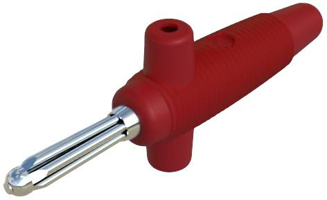 SKS Hirschmann Buela 300 K olovkasti utikac ravni muski konektor Pin-fi: 4 mm crvena