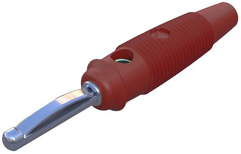 SKS Hirschmann VQ 20 banana utikac ravni muski konektor Pin-fi: 4 mm crvena