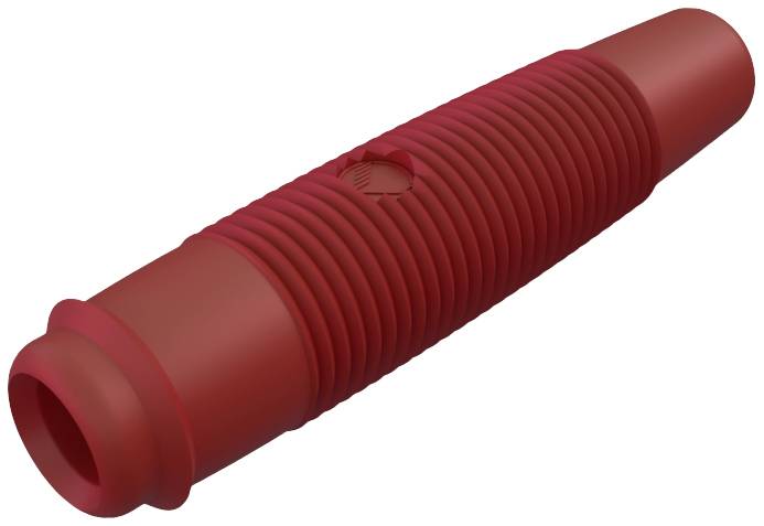 SKS Hirschmann KUN 30 laboratorijski zenski konektor zenski konektor, ravni Pin-fi: 4 mm crvena