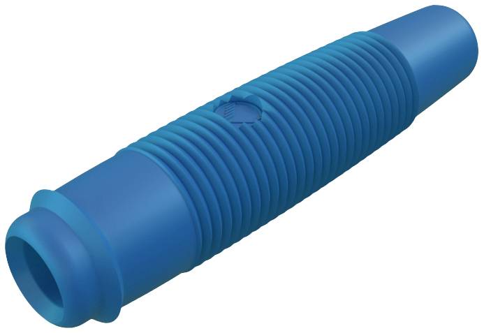 SKS Hirschmann KUN 30 laboratorijski zenski konektor zenski konektor, ravni Pin-fi: 4 mm plava boja