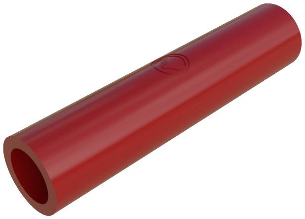 SKS Hirschmann KD 10 spojnica uticnica 4 mm – uticnica 4 mm crvena