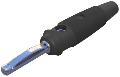 SKS Hirschmann VQ 30 banana utikac ravni muski konektor Pin-fi: 4 mm crna