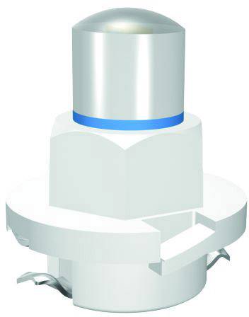 Signal Construct MWTB8442 LED usmerena plava boja B8.0-12 (EBSR/BAX) slican 12 V/AC, 12 V/DC 300 mcd