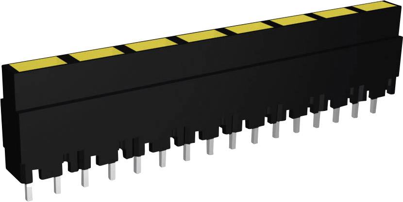 Signal Construct ZALS 081 LED serija 8-struki zuta (D x s x V) 40.8 x 3.7 x 9 mm