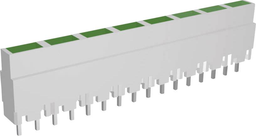 Signal Construct ZALW 082 LED serija 8-struki zelena (D x s x V) 40.8 x 3.7 x 9 mm
