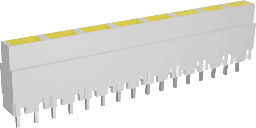Signal Construct ZALW 081 LED serija 8-struki zuta (D x s x V) 40.8 x 3.7 x 9 mm