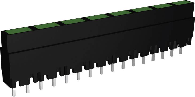 Signal Construct ZALS 082 LED serija 8-struki zelena (D x s x V) 40.8 x 3.7 x 9 mm