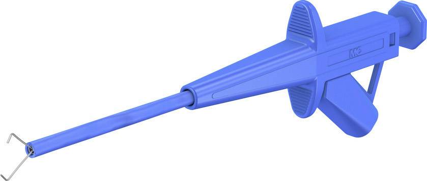 Staubli SKPS-4 BL sigurnosna krokodilska stezaljka uticni prikljucak 4 mm CAT II 1000 V plava boja