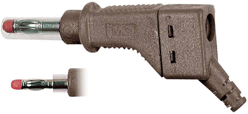 Staubli XZGL-425 lamelarni utikac ravni muski konektor Pin-fi: 4 mm smedja boja