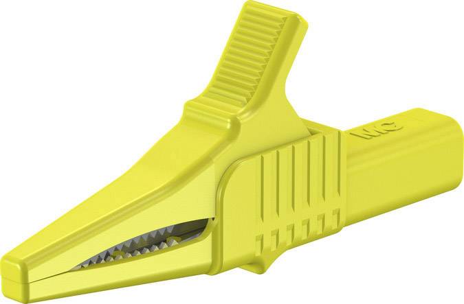 Staubli XKK-1001 sigurnosna krokodilska stezaljka CAT II zuta
