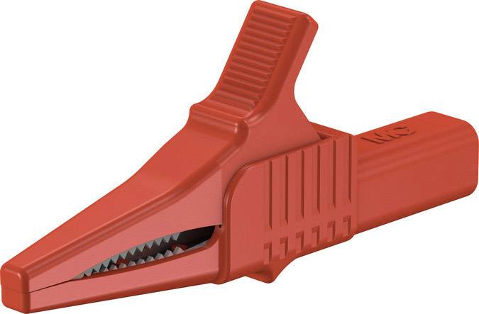 Staubli XKK-1001 sigurnosna krokodilska stezaljka CAT II crvena