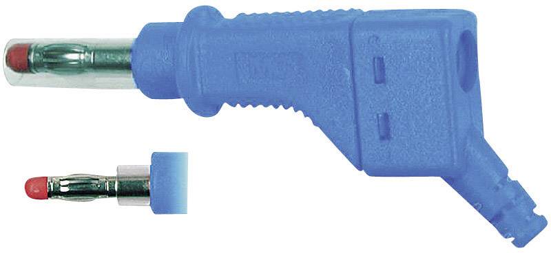 Staubli XZGL-425 lamelarni utikac ravni muski konektor Pin-fi: 4 mm plava boja