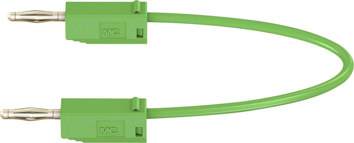 Stäubli LK205 merni vod 45,00 cm 30 V/AC, 60 V/DC 10 A zelena