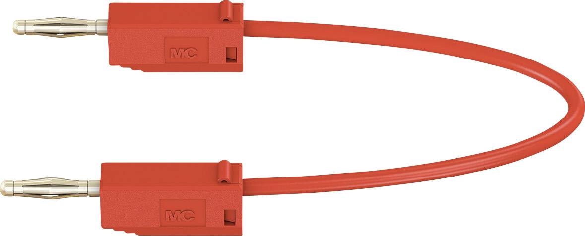 Stäubli LK205 merni vod 30,00 cm 30 V/AC, 60 V/DC 10 A crvena
