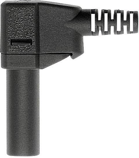Staubli SLS425-SW sigurnosni lamelarni muski konektor kutni muski konektor Pin-fi: 4 mm crna