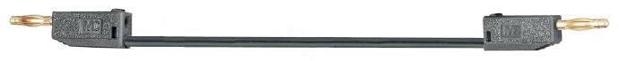 Staubli LK205-X merni kabl lamelarni muski konektor 2 mm lamelarni muski konektor 2 mm 0.60 m crvena