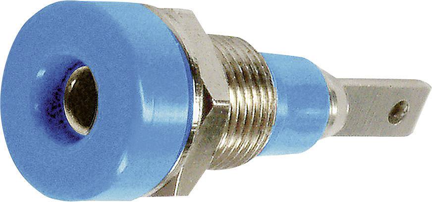 Staubli LB-I2R laboratorijski zenski konektor zenski konektor, vertikalna ugradnja Pin-fi: 2 mm plava boja