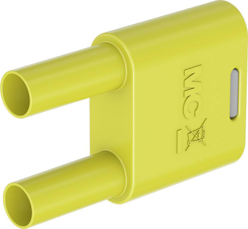 Staubli SKS2-4N-19 spojni utikac zuta Pin-fi: 4 mm Udaljenost nozice: 19 mm