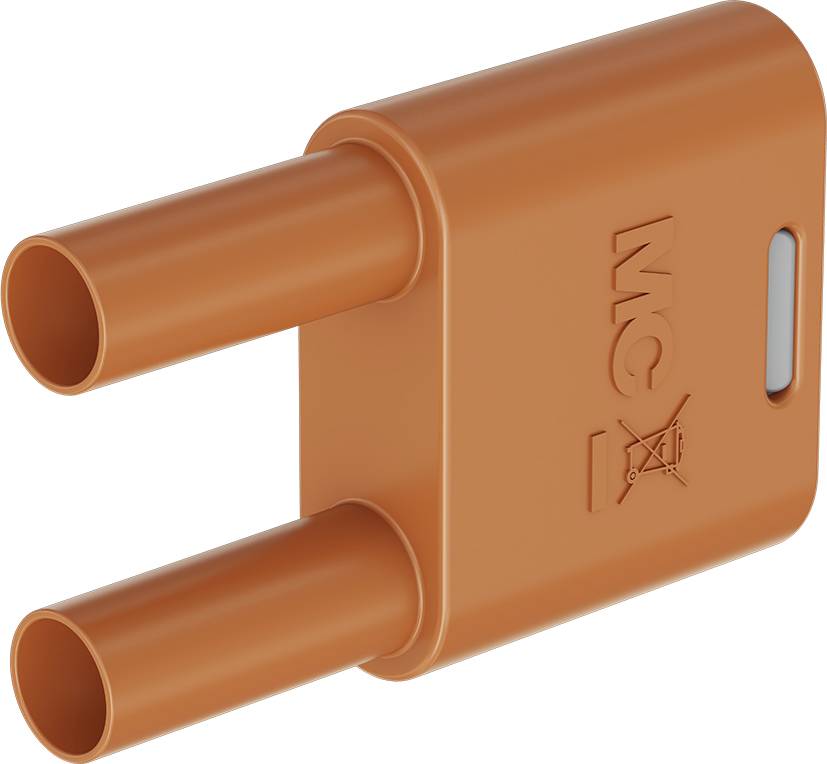 Staubli SKS2-4N-19 spojni utikac narancasta Pin-fi: 4 mm Udaljenost nozice: 19 mm