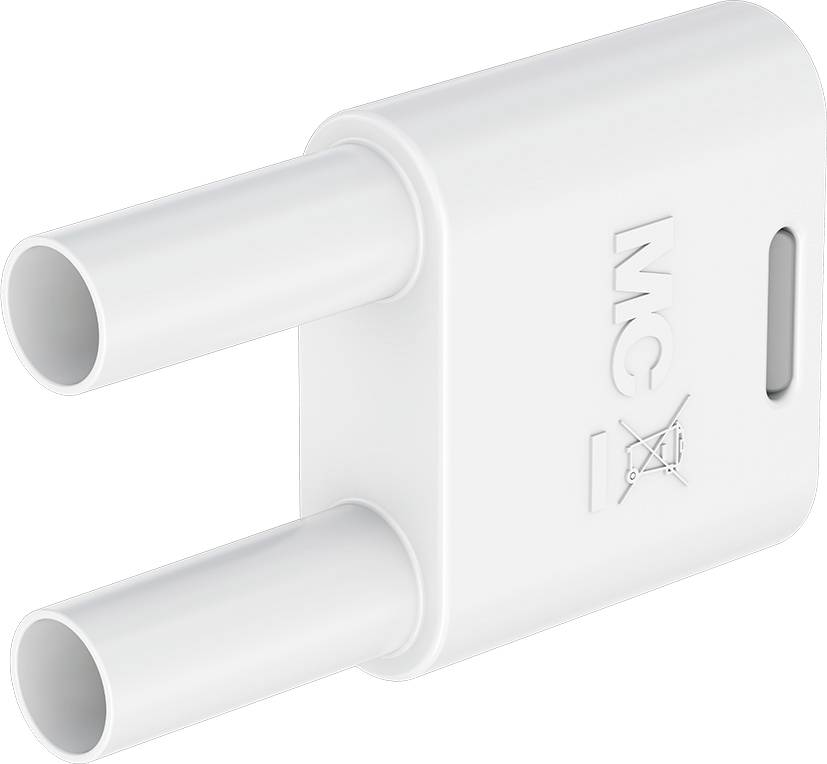 Staubli SKS2-4N-19 spojni utikac belaPin-fi: 4 mm Udaljenost nozice: 19 mm