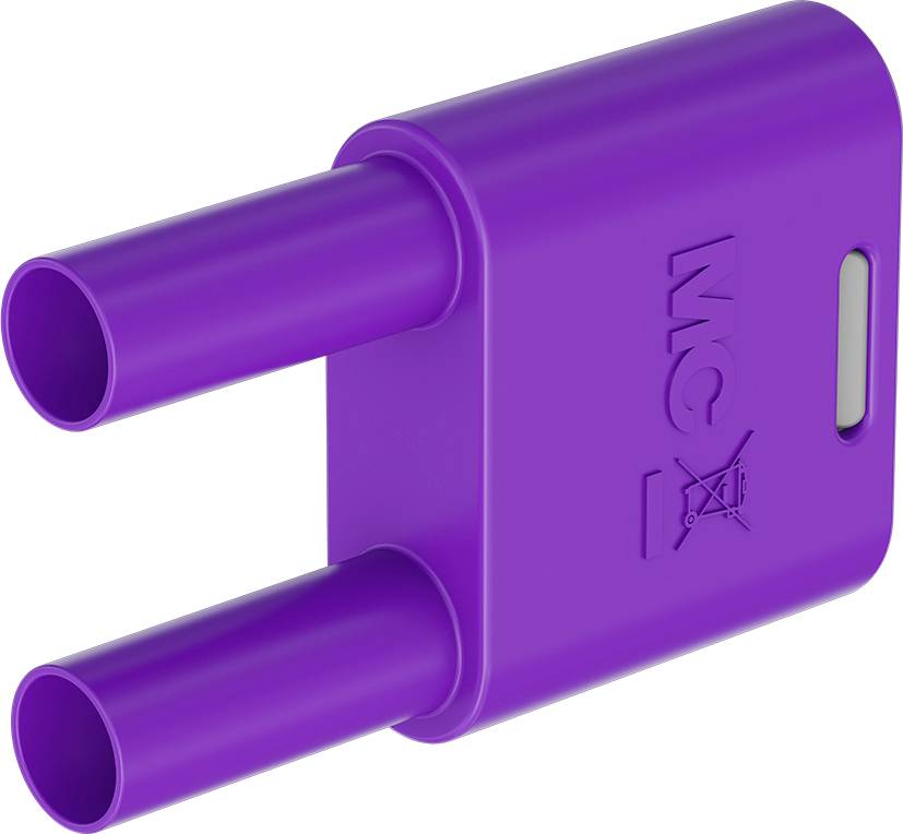 Staubli SKS2-4N-19 spojni utikac ljubicasta Pin-fi: 4 mm Udaljenost nozice: 19 mm