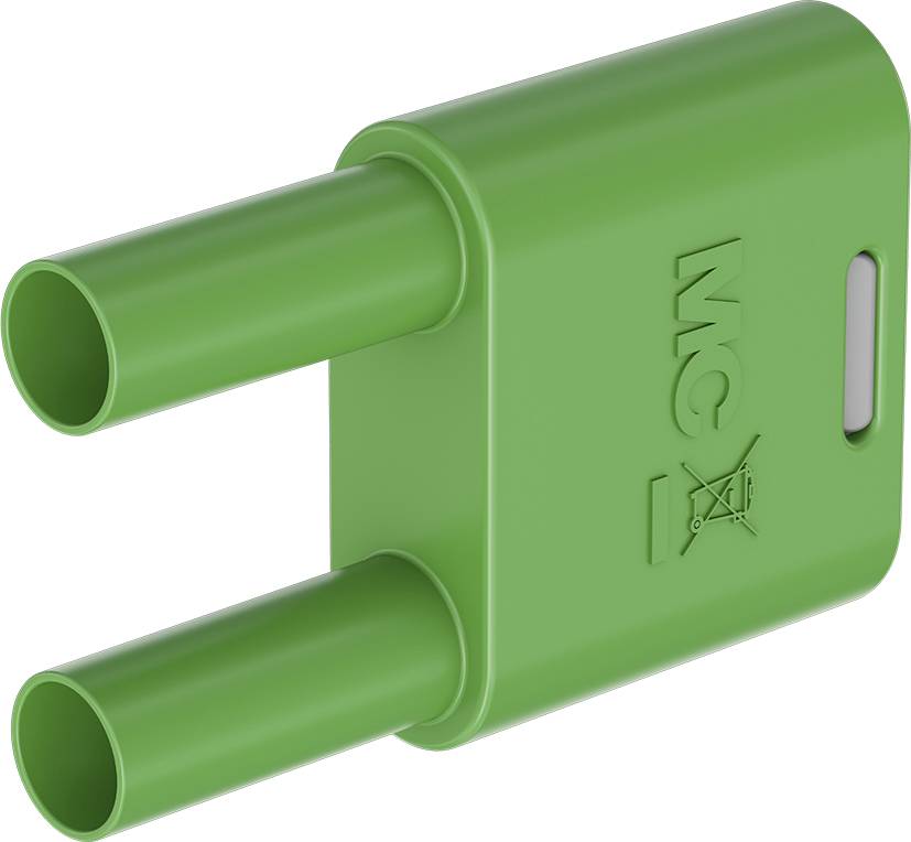 Staubli SKS2-4N-19 spojni utikac zelena Pin-fi: 4 mm Udaljenost nozice: 19 mm