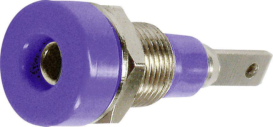 Staubli LB-I2R laboratorijski zenski konektor zenski konektor, vertikalna ugradnja Pin-fi: 2 mm ljubicasta
