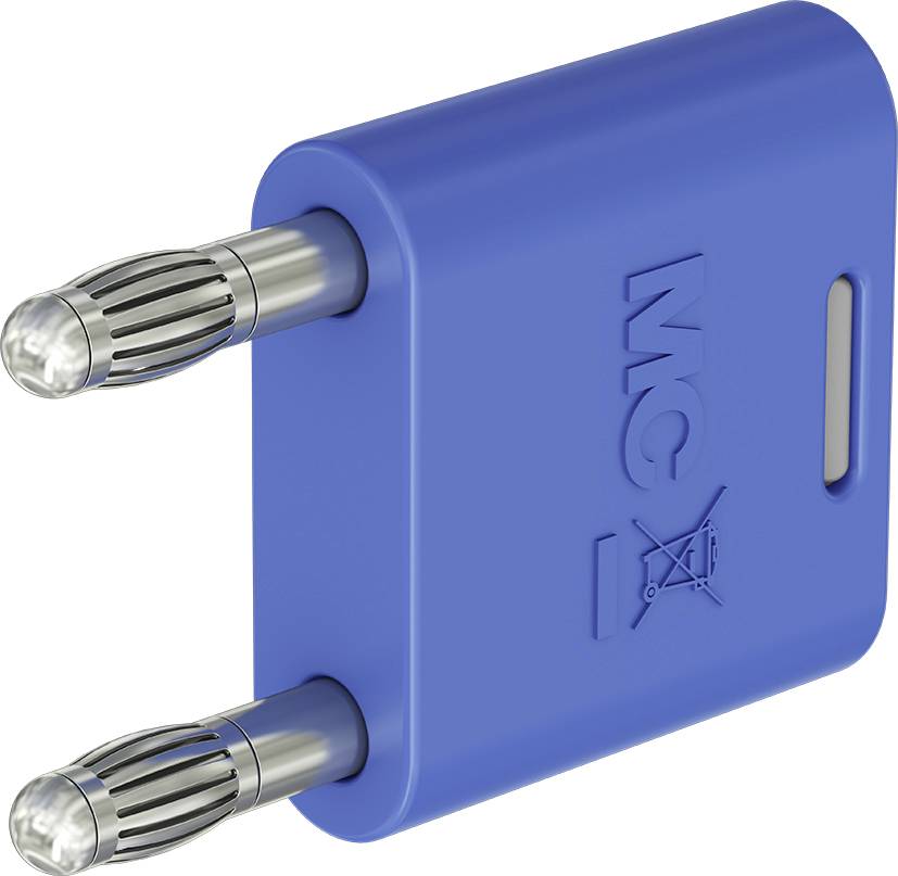 Staubli KS2-4N-19 spojni utikac plava boja Pin-fi: 4 mm Udaljenost nozice: 19 mm