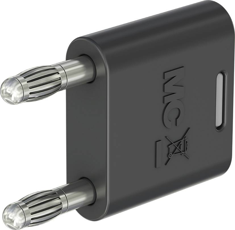 Staubli KS2-4N-19 spojni utikac crna Pin-fi: 4 mm Udaljenost nozice: 19 mm
