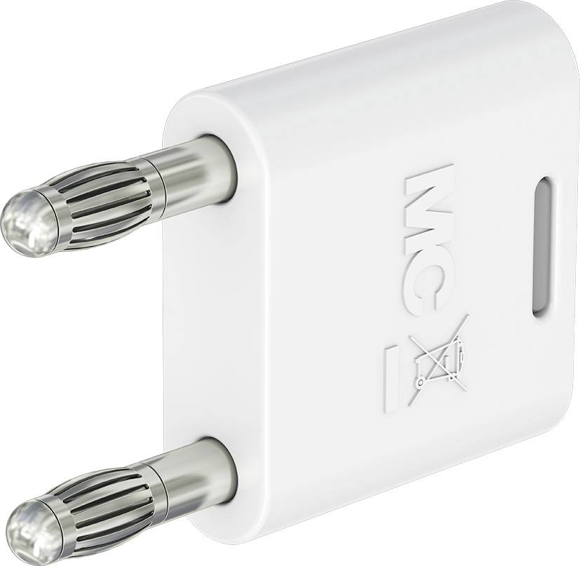 Staubli KS2-4N-19 spojni utikac belaPin-fi: 4 mm Udaljenost nozice: 19 mm